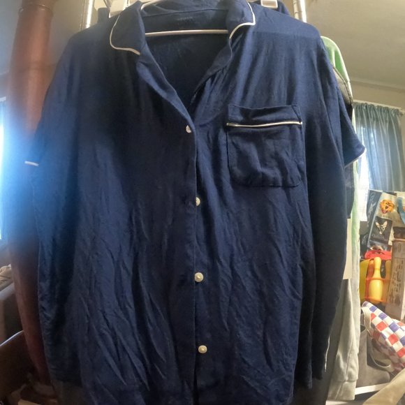 stars above | Intimates & Sleepwear | Stars Above Blue And White Pajama ...